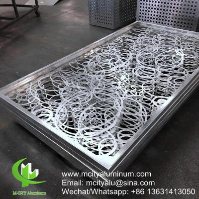 China Powder Coated Perforated Aluminum Panel with Custom RAL Colors in 1000x2000mm Size for Facade Cladding for sale