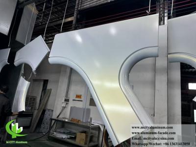 China Powder Coated Aluminum Facade Panel 1200x2400mm with Perforated Design for Outdoor Use for sale
