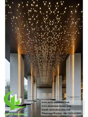 China CNC Engraved Perforated Aluminum Facade Panel with Easy Installation and Customizable RAL Colors for Modern Buildings for sale