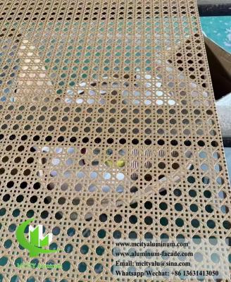 China Customizable Powder Coated Perforated Aluminum Facade Panel 1200x2400mm for Building Envelope and Decoration for sale