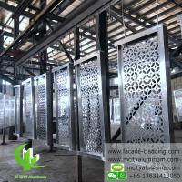 China Powder Coated Aluminum Screen Window with Customizable Patterns and Laser Cut Design for Facade Cladding for sale
