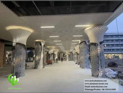 China Double-Curved Aluminum Columns with Customizable Finishes and Weather-Resistant Properties for Architectural Designs for sale