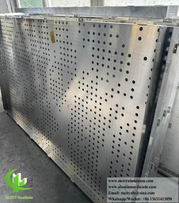 China Custom Perforated Backlit Aluminum Ceiling System with Integrated LED Housing and CNC Laser-Cut Patterns for sale