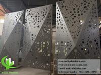 China 3D Perforated Aluminum Facade Panels | Parametric Architectural Cladding for sale