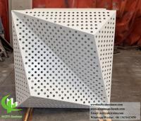China 3D Perforated Architectural Aluminum Facade Panels | Custom Metal Cladding Systems for sale