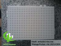 China Powder Coated Aluminum Perforated Panel 1000x2000mm for Customizable Facade Cladding for sale