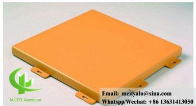 China Powder Coated Solid Aluminum Panel for Wall Cladding with Custom RAL Colors and 1.5-10mm Thickness for sale