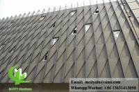 China Powder Coated Aluminum Cladding Panel with Customizable RAL Colors and Perforated Design for Building Facades for sale