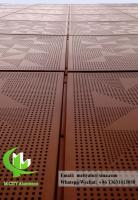 China Powder Coated Aluminum Perforated Panel for Facade Cladding with Customizable Patterns in 1000x2000mm Size for sale