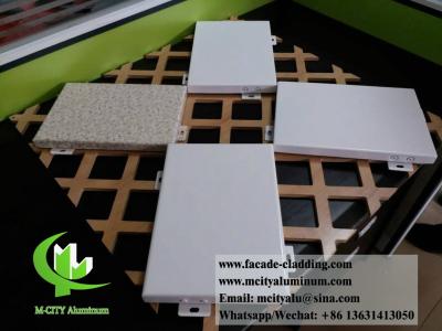 China Powder Coated Perforated Aluminum Facade Panel with Custom RAL Colors and 1.5-10mm Thickness for sale