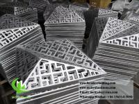 China Powder Coated 3D Aluminum Facade Panel with Customizable RAL Colors and 1000x2000mm Standard Size for sale