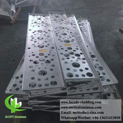 China CNC aluminum sheet Architectural aluminum facade laser cut for wall cladding Perforated sheet for sale