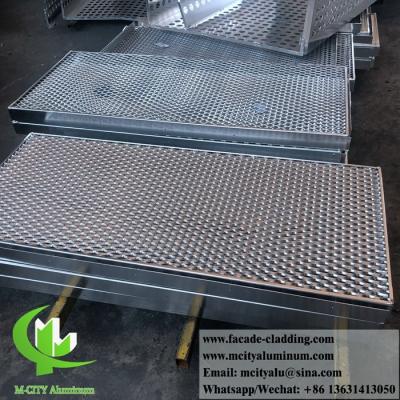 China Metal Aluminum expanded mesh architectural screen panel for exterior facade for sale