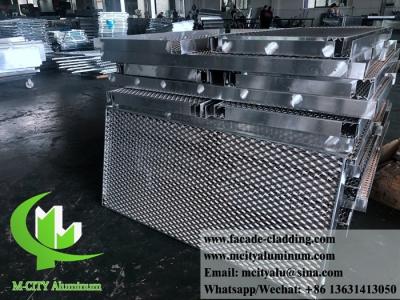 China Metal Aluminum expanded mesh architectural screen panel for exterior facade for sale