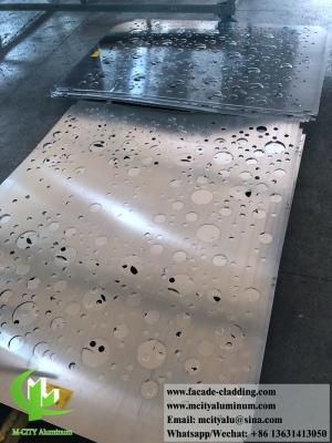 China Punching decorative pattern screen aluminium material anti rust for sale