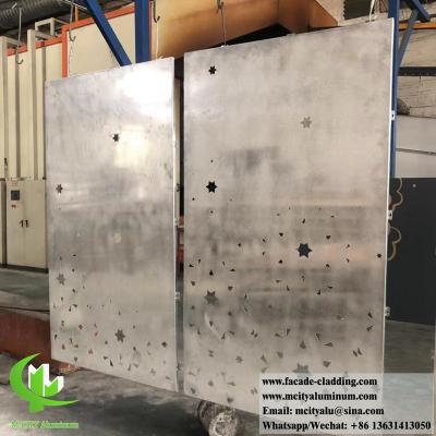 China Punching decorative pattern screen aluminium material anti rust for sale