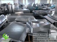 China Powder Coated Solid Aluminum Cladding Panel 1200x2400mm with Perforated Design for Facade Systems for sale