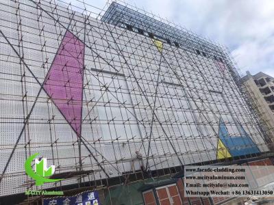 China Anti rust Perforated metal facades Perforated screen facade aluminum for sale