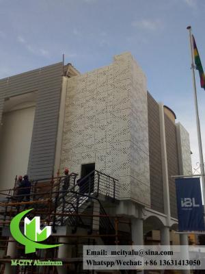 China Anti rust Perforated metal facades Perforated screen facade aluminum for sale