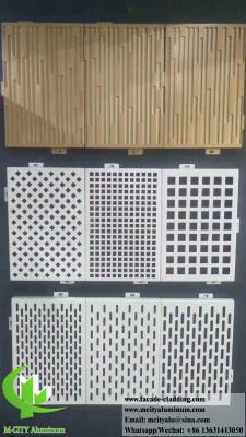 China Anti rust Perforated metal facades Perforated screen facade aluminum for sale