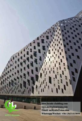 China Anti rust Perforated metal facades Perforated screen facade aluminum for sale