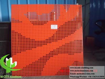 China Perforated metal cladding design aluminium facades for building decoration architectural for sale