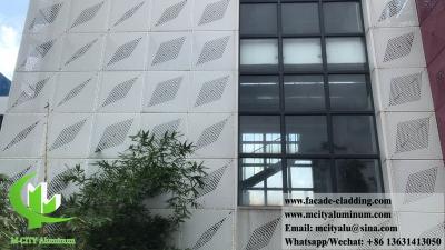 China 3D Decorative perforated sheet screen panels Aluminium cladding panels for sale