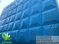 China 3D Shape Anti-Rust Powder Coated Aluminum Cladding Panel for Metal Facade Decoration for sale