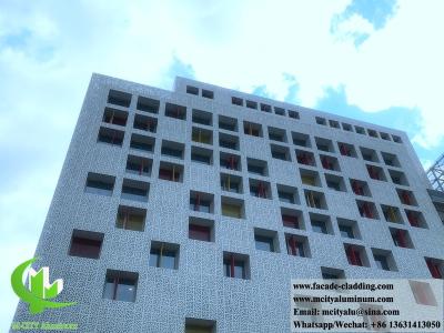 China Perforating metal cladding aluminum decorative panel  for wall cladding solid aluminum for sale