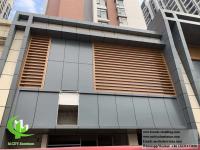 China 3mm Thick Powder Coated Solid Aluminum Wall Cladding Panel with Customizable Designs for sale