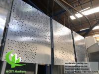 China Powder Coated Perforated Aluminum Cladding Panel Customizable for Facade Decoration for sale