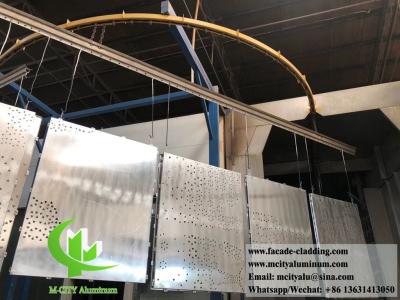China CNC carved decorative screen hollow patterns aluminium material anti rust for sale