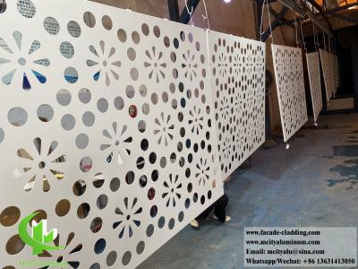 China Architectural Solid Aluminum Cladding 3mm Thickness Powder Coated White Color Anti Rust for sale