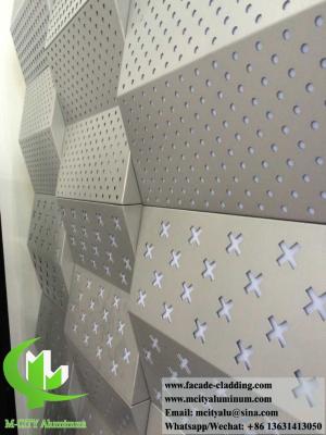 China Outdoor Wall Cladding Panels Customized Metal Cladding Aluminium Sheet For Building Facades System for sale