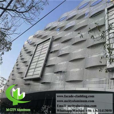 China Outdoor Wall Cladding Panels Customized Metal Cladding Aluminium Sheet For Building Facades System for sale