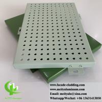 China Customized Powder Coated Perforated Aluminum Facade Panel 3mm Thickness for Wall Cladding for sale