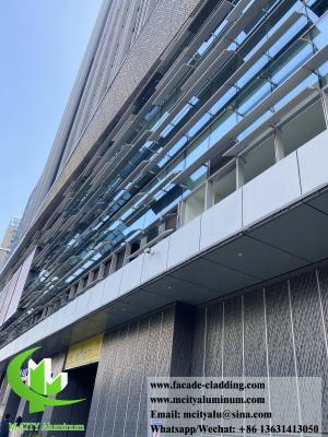 China Exterior Metal Facades Aluminium Panels For Building Wall Cladding System Waterproof for sale