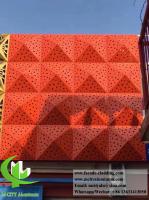 China 3D Aluminum Cladding with PVDF Paint and Durable Coating for Customizable Facade Design for sale
