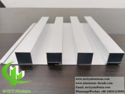 Aluminum Profile Corrugated Panel For Building Wall Facade Cladding Decoration Powder Coated 10 Years Warranty