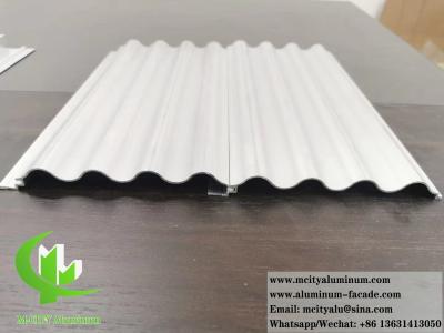 China Architectural Aluminum Profile Metal Wall Panels Aluminum Corrugated Panels for sale