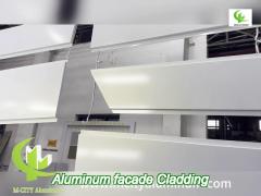 Hyperbolic Metal Panels Solid Aluminium Architectural Facade