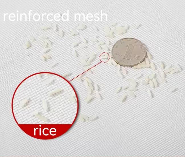 Reinforced fiberglass mesh structure