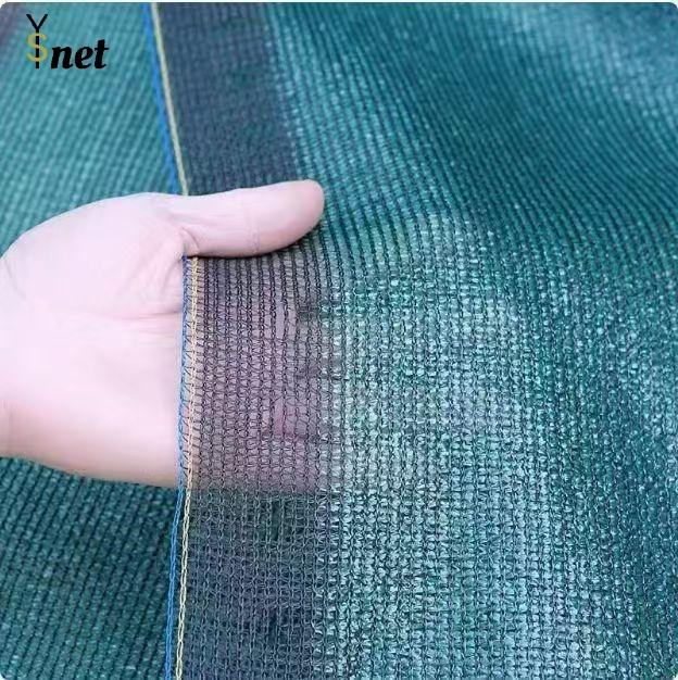 UV-resistant sun shade net installation example