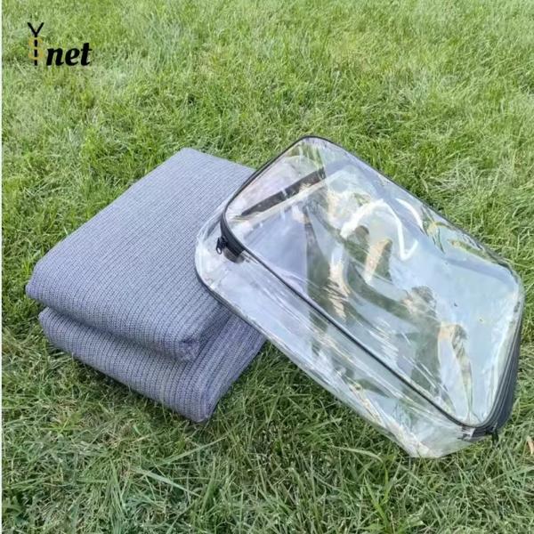 Quality HDPE Carpet Net UV Resistant Camping Ground Mat 240GSM For Sand Lawn for sale