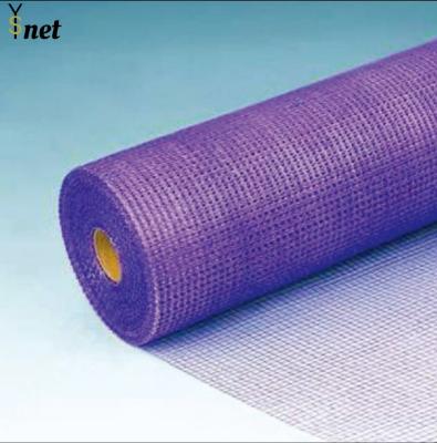 China 4*4mm Fibreglass Rendering Mesh Roll Purple Mesh For Rendering Walls for sale