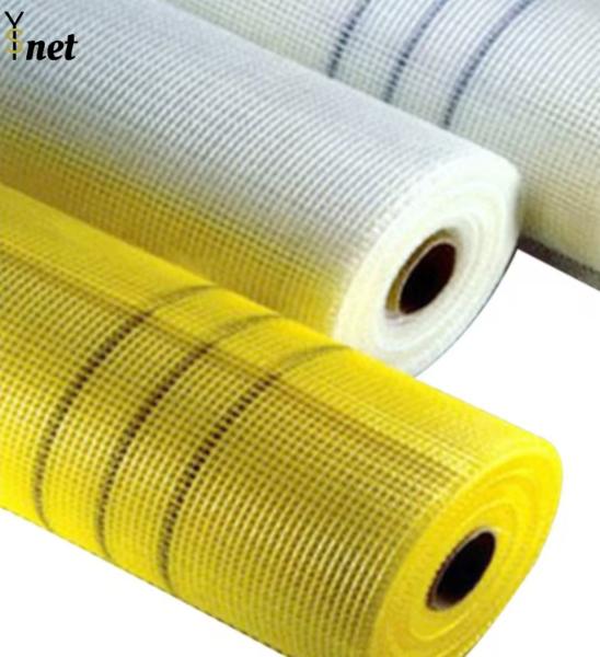 Quality Customized Reinforcing Fiberglass Mesh Yellow / Orange Mesh For Repairing for sale