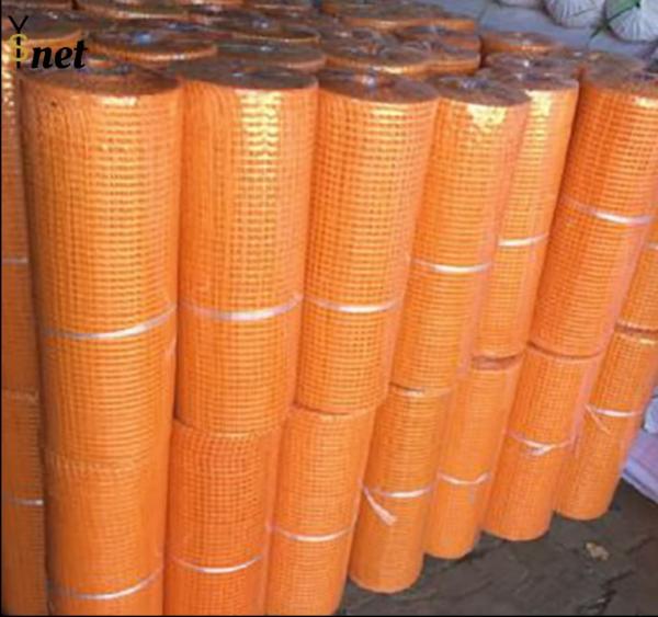 Quality Customized Reinforcing Fiberglass Mesh Yellow / Orange Mesh For Repairing for sale