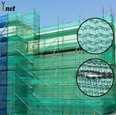 China Green Construction Safety Mesh Netting 10m 50m 100m Scaffold Safety Netting for sale