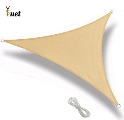 China High Strength HDPE Sun Sail Shade Net, Triangle and Square Type Shade Sails for Garden Patio for sale