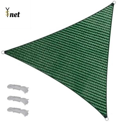 China Triangular Sunshade Sail 180gsm Cooling Sunshade Canopy HDPE New Material Outdoor Garden Sunshade Net for sale
